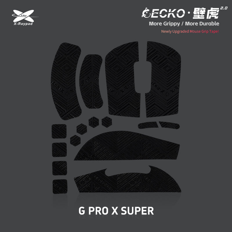 Buy X-Raypad Black Geckos V2 Geom Grip - Logitech G Pro X Superlight ...