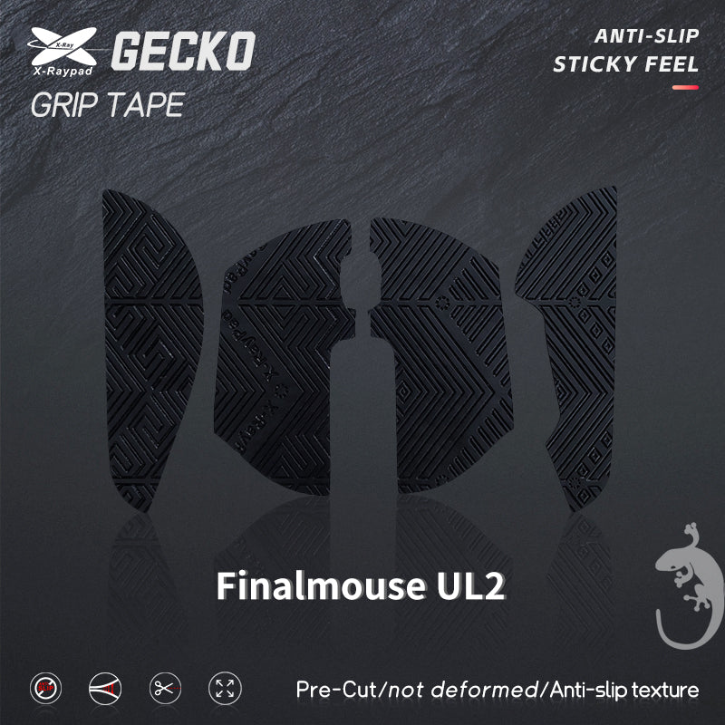 Buy X-Raypad Black Geckos Grip - Finalmouse Ultralight 2 / Starlight 12 ...