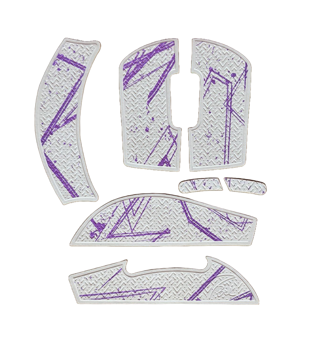 Buy BT.L White Purple Flatten Edge Mouse Grip - Logitech G Pro X / GPX2 ...