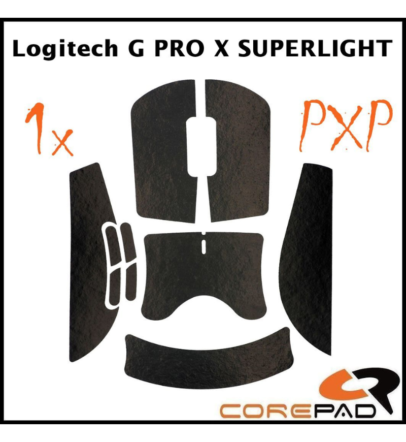 Buy Corepad PXP Mouse Grip - Logitech G Pro X / GPX2 Superlight - Black ...