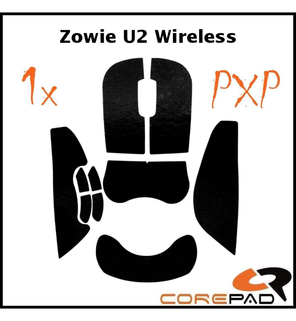 Buy Corepad PXP Mouse Grip - Zowie U2 / U2 DW - Black UK - CGP2227 ...
