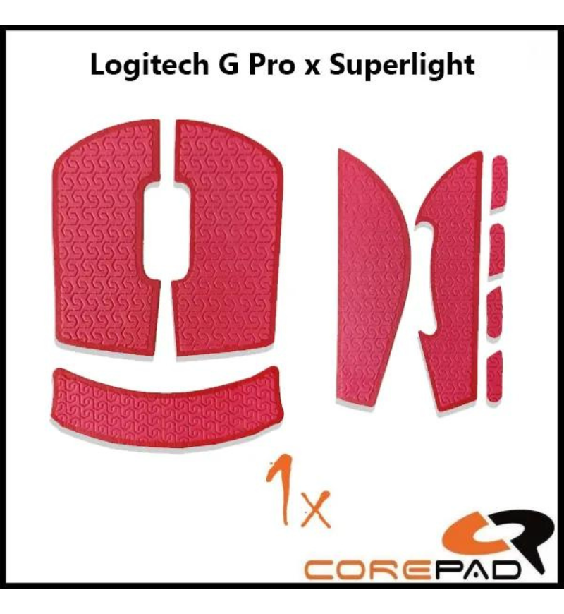 Buy Corepad Soft Mouse Grip - Logitech G Pro X / GPX2 Superlight - Red ...