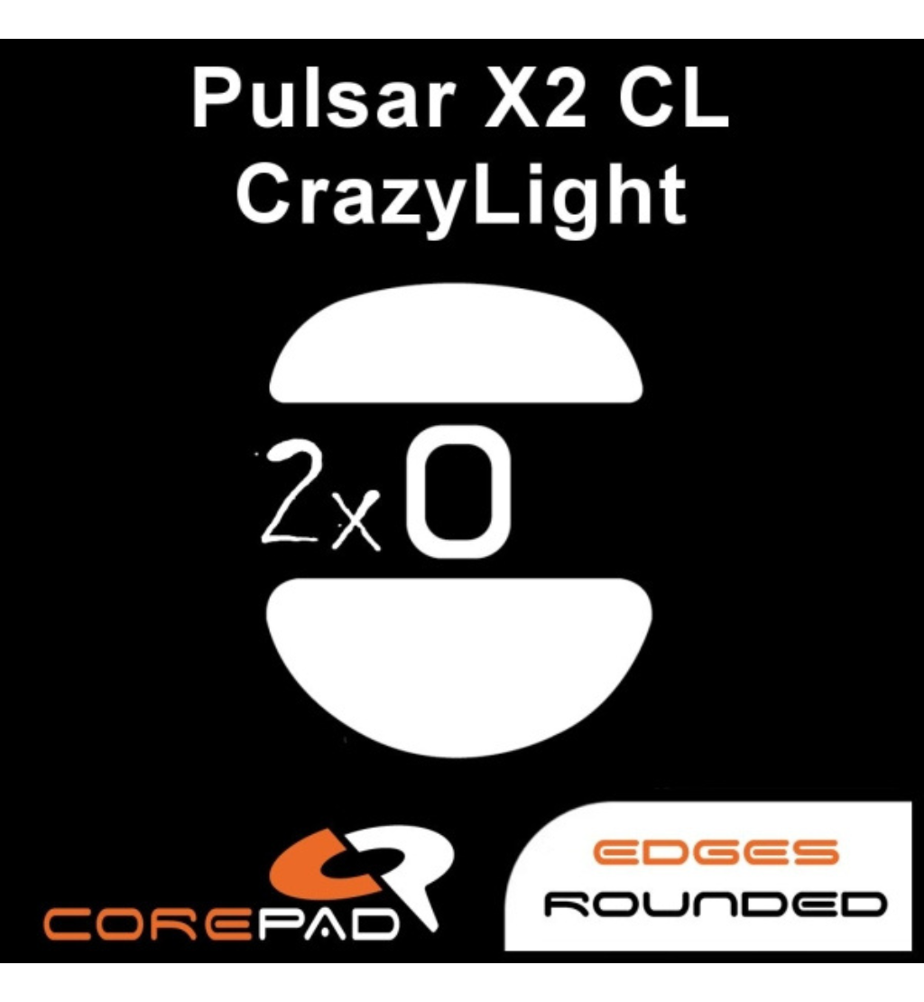 Buy Corepad Skatez PRO - Pulsar X2 CL CrazyLight (Set of 2) UK ...