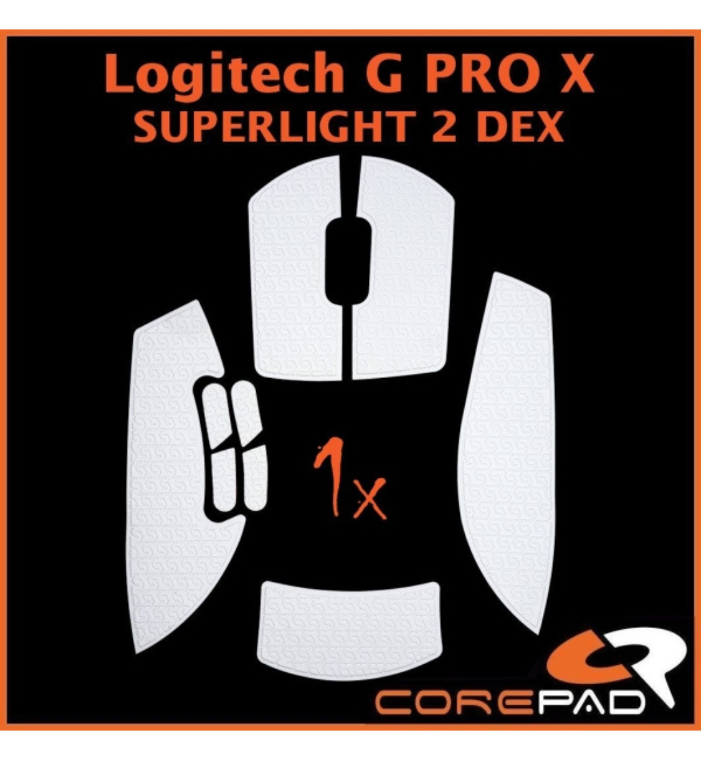 Buy Corepad Soft Mouse Grip - Logitech G Pro X Superlight 2 DEX - White ...