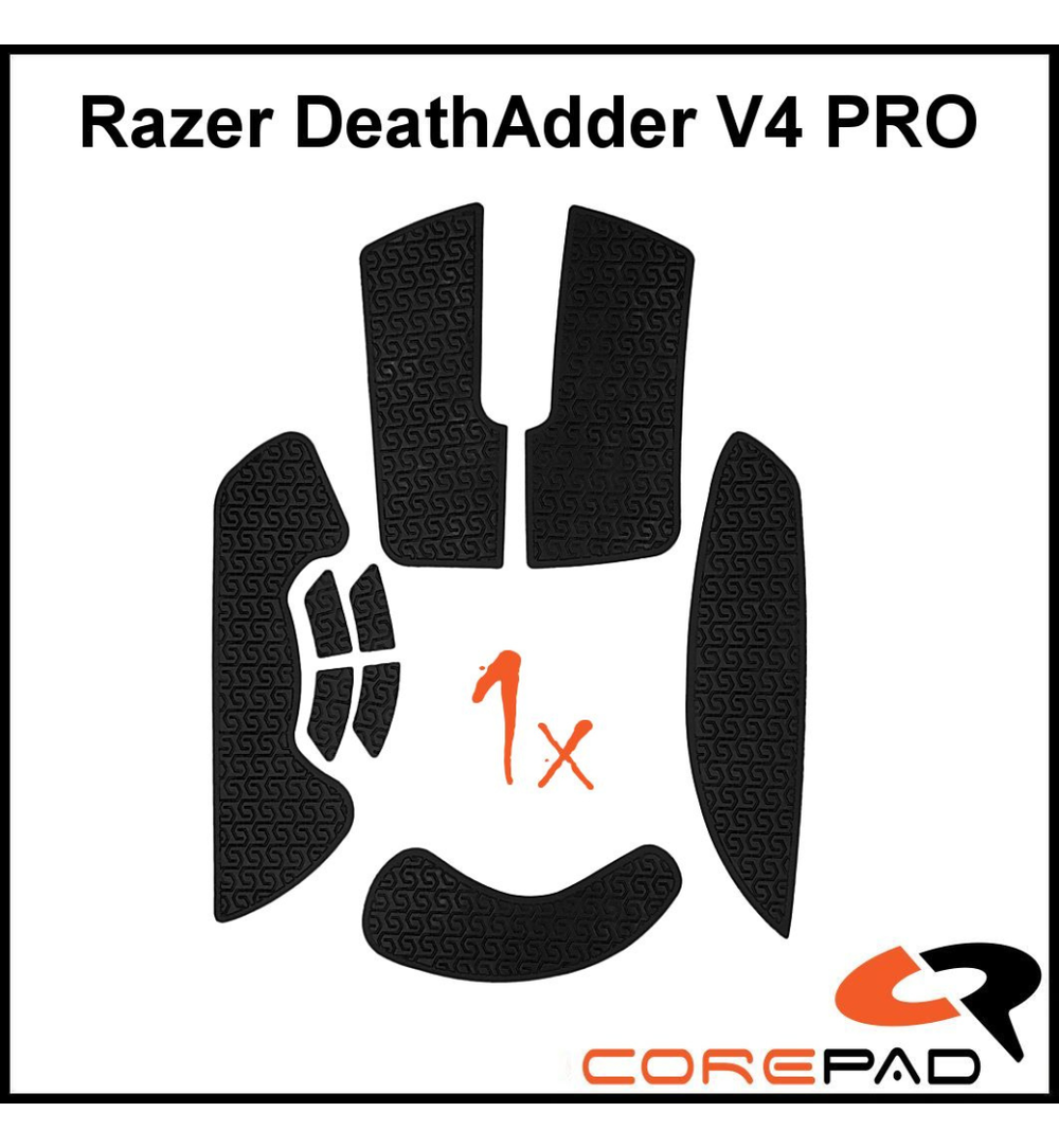 Buy Corepad Soft Mouse Grip - Razer DeathAdder V4 Pro - Black UK ...