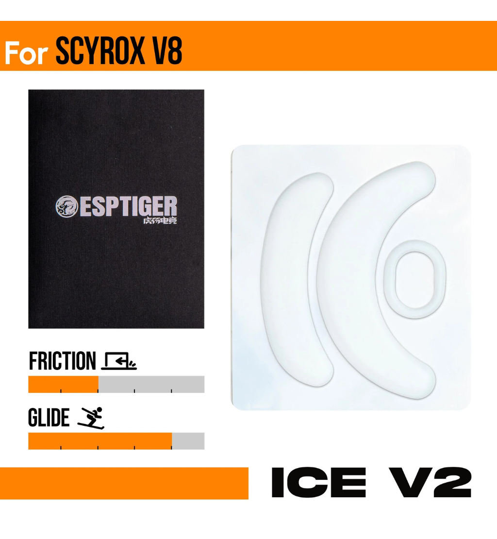 Buy EspTiger ICE Mouse Feet (Skates) V2 - Scyrox V8 UK - TIG-SCYROX-V8 ...