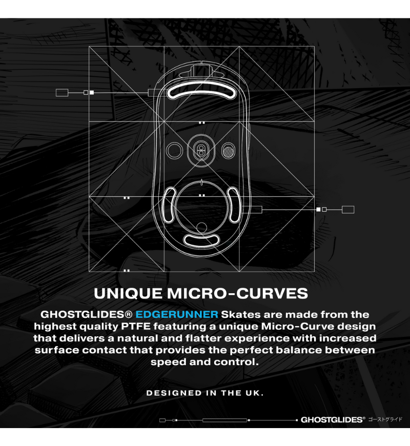 Buy GhostGlides Edgerunner Skates UK - Logitech G Pro Wireless ...