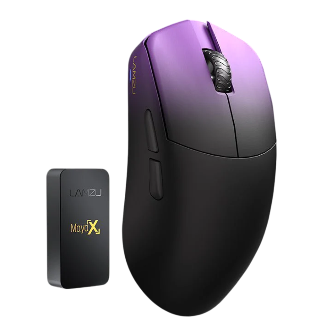Buy Lamzu MAYA X 8K 47g Wireless Gaming Mouse - Purple Shadow UK ...