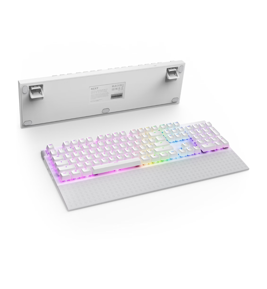 Buy NZXT Function 2 RGB Optical Gaming Keyboard - White UK - KB-001NW ...