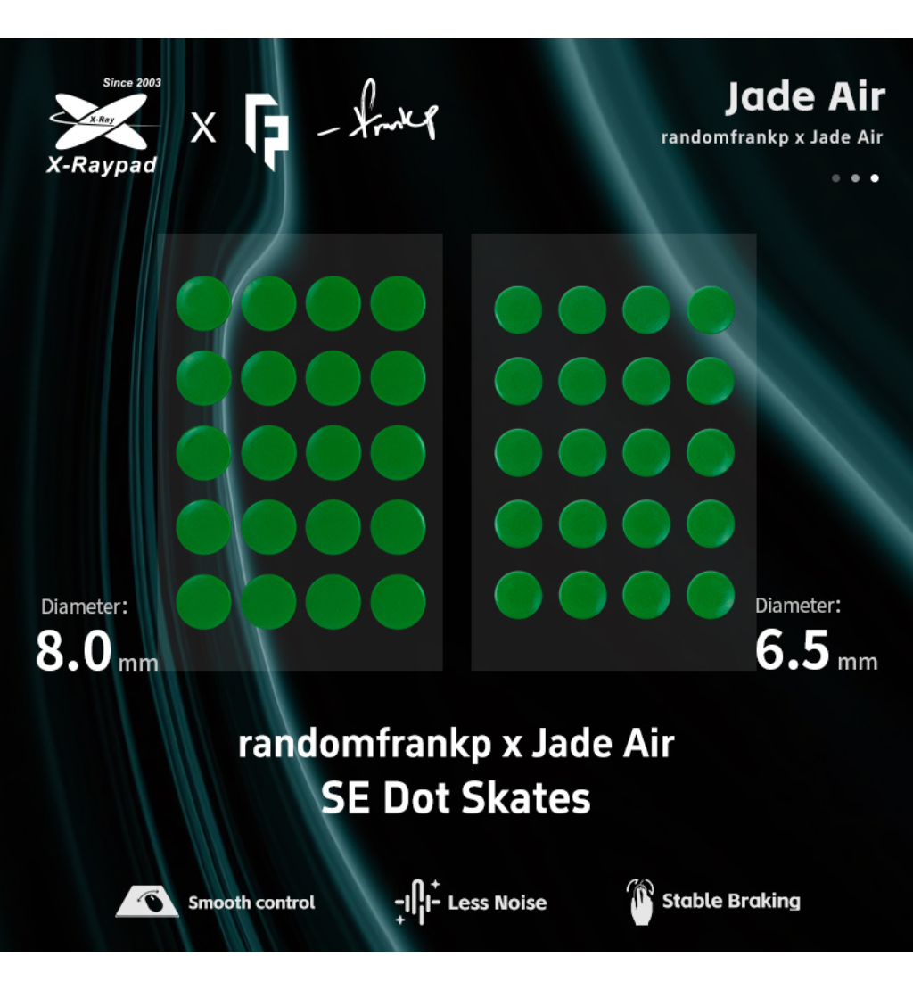 Buy randomfrankp x X-Raypad Jade Air SE Mouse Feet (Skates) - DIY ...