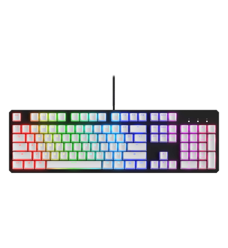 Buy Tecware PBT Pudding 111 US ANSI Layout Keycap Set - White UK - TWKB ...