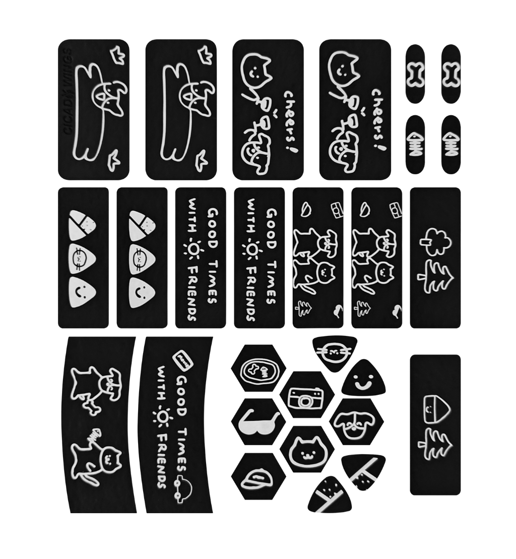 Buy X-Raypad Camp Day Cicada Wings V2 Mouse Grip - Universal Pre-cut UK ...