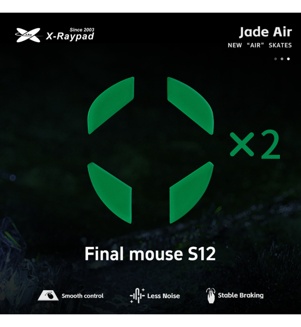Buy X-Raypad Jade Air Quiet & Speed Mouse Feet (Skates) - Finalmouse ...