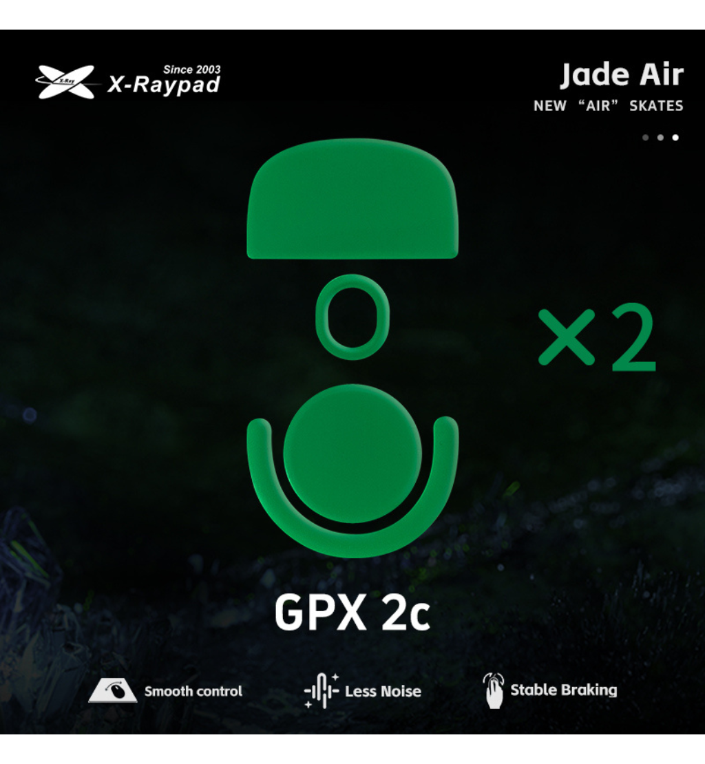Buy X-Raypad Jade Air Quiet & Speed Mouse Feet (Skates) - Logitech G ...