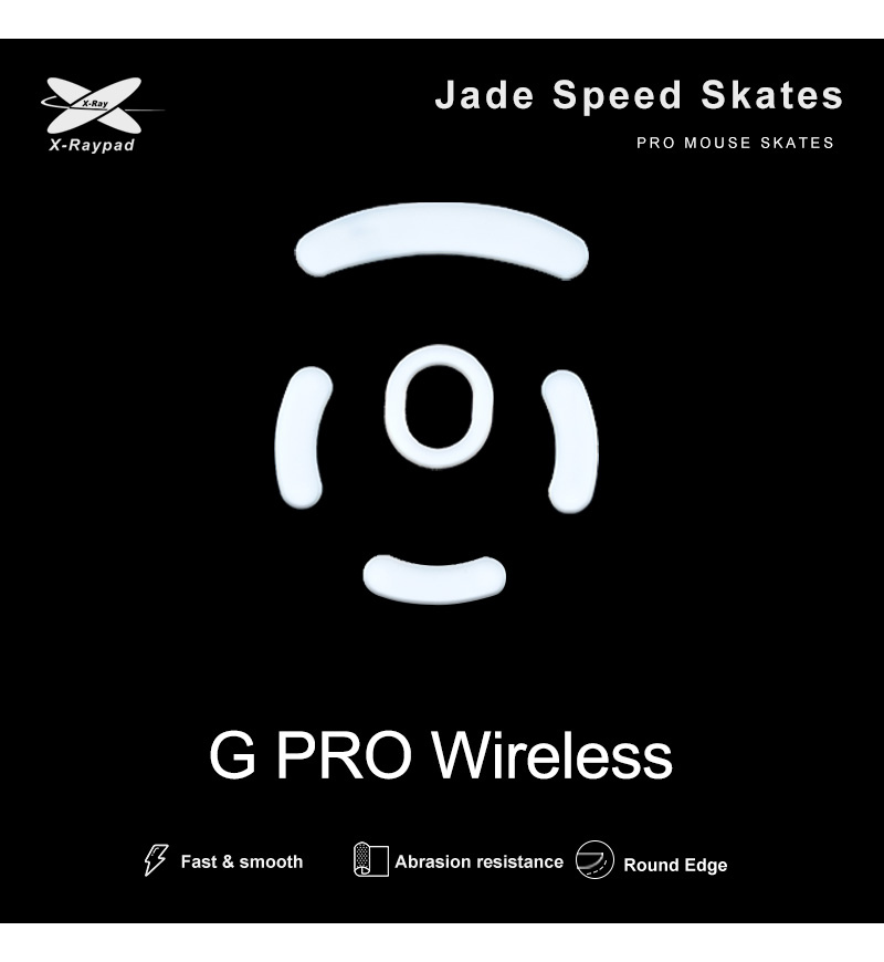 Buy X-Raypad Jade Mouse Feet (Skates) - Logitech G Pro Wireless (Set of ...