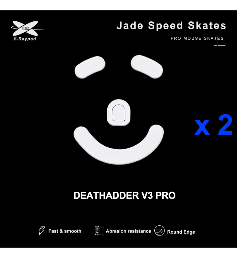 Buy X-Raypad Jade Pure Speed Mouse Feet (Skates) - Razer Deathadder V3 ...