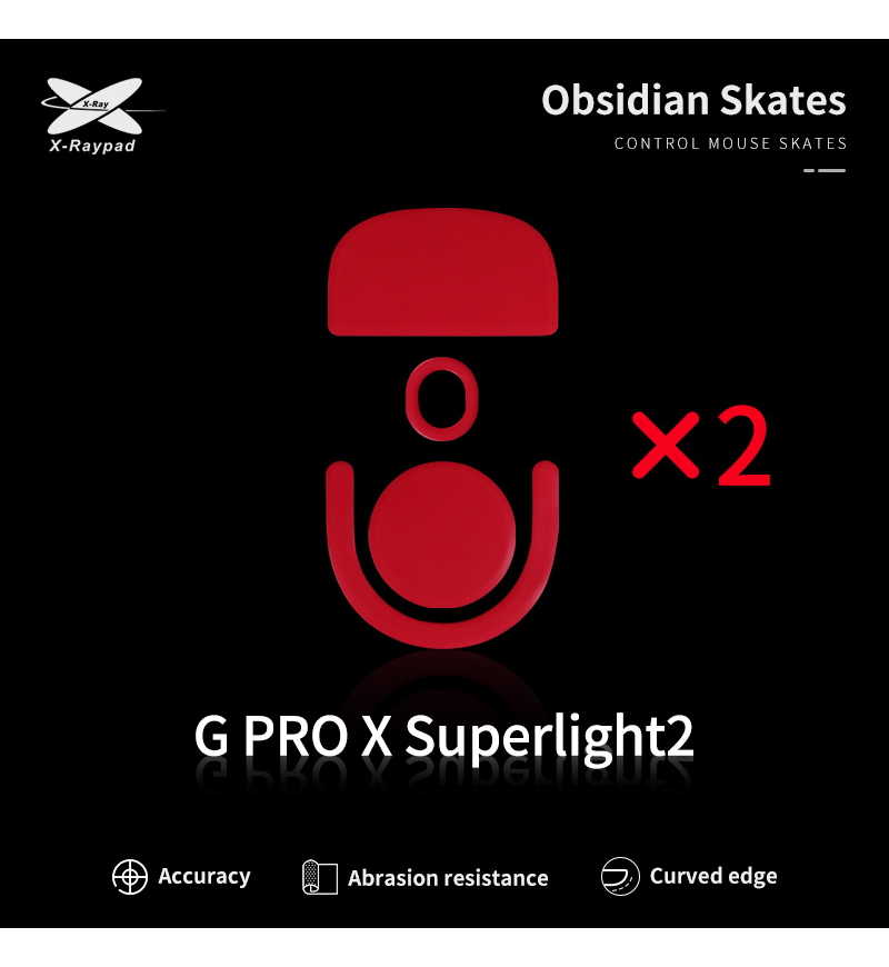 Buy X-Raypad Obsidian Mouse Feet (Skates) - Logitech G Pro X Superlight ...