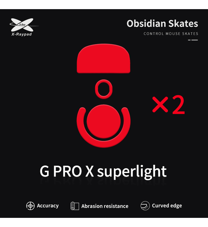 Buy X-Raypad Obsidian Mouse Feet (Skates) - Logitech G Pro X Superlight ...