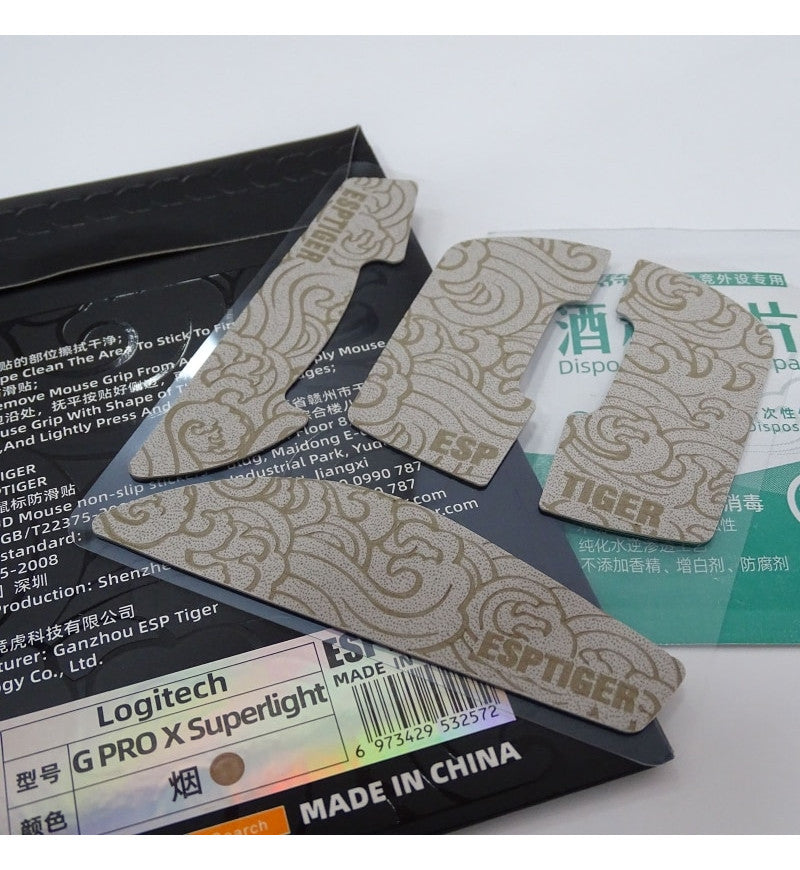 Buy Tiger Gaming Mouse Grip - Logitech G Pro X / GPX2 Superlight - Grey ...