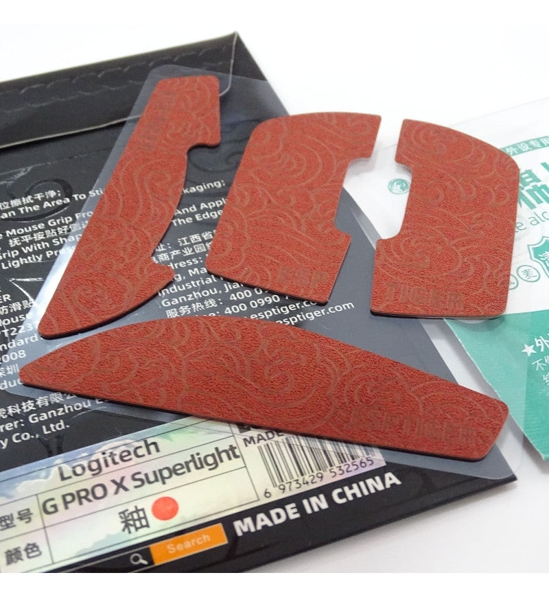 Buy Tiger Gaming Mouse Grip - Logitech G Pro X / GPX2 Superlight - Red ...