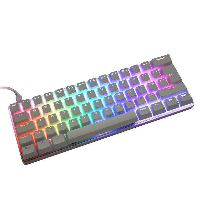 Buy Vortex Poker 3 White RGB Mechanical Keyboard UK - Cherry MX Red ...
