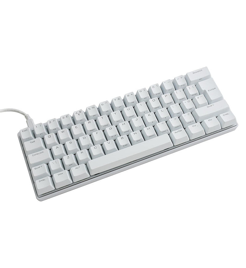 Buy Vortex Poker 3 White RGB Mechanical Keyboard UK - Cherry MX Red ...